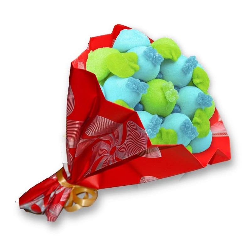 Bouquets de fleurs en bonbons, pour un cadeau gourmand | BcomBonbon
